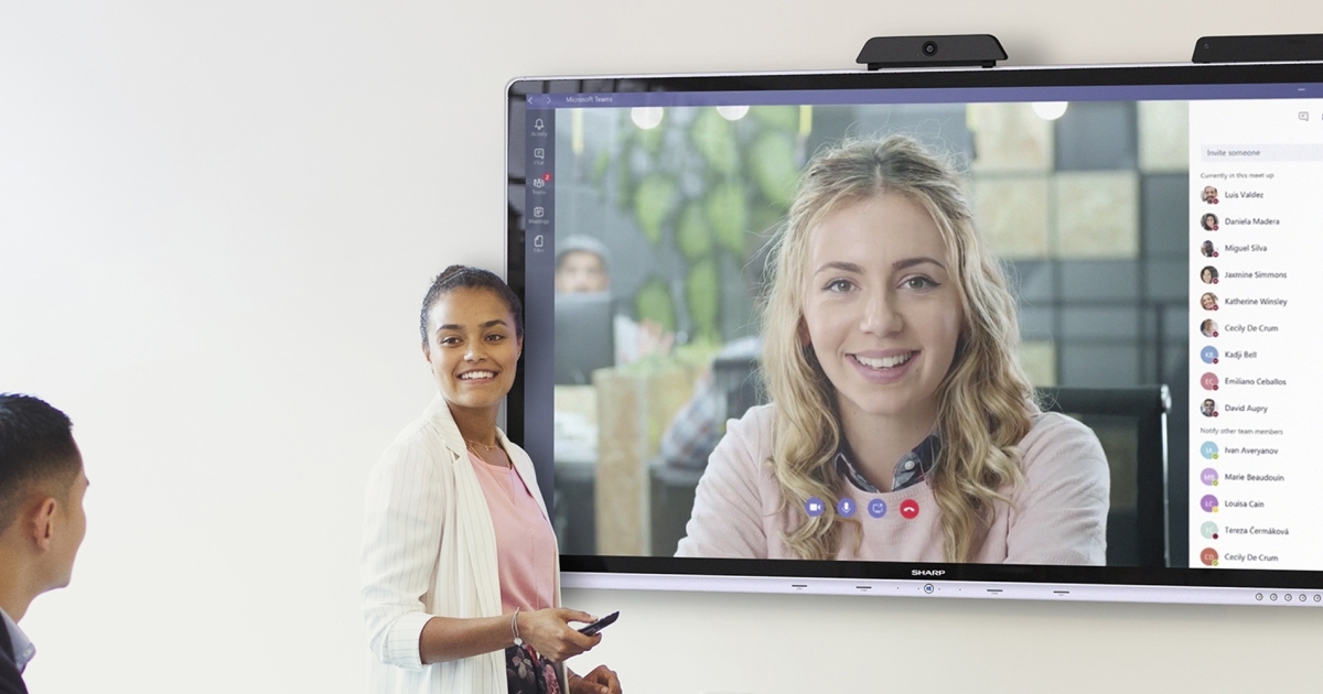 Sharp brings the world’s first certified Windows collaboration display ...